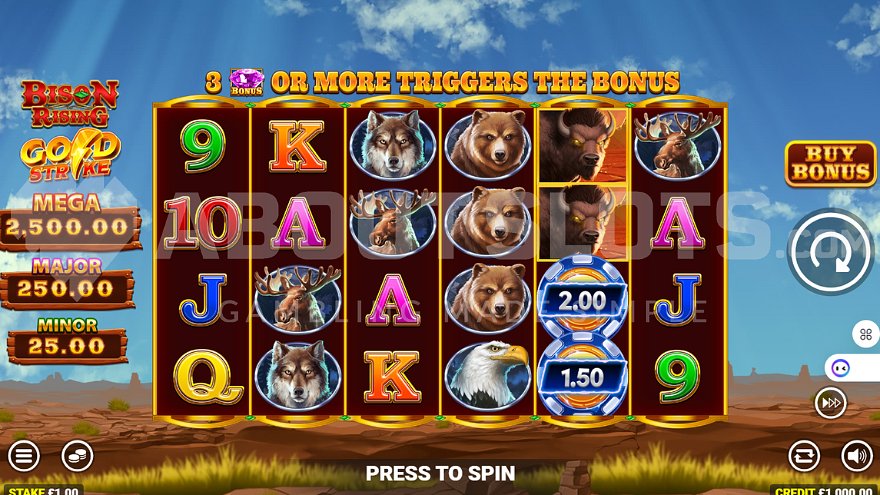 Bison Rising Gold Strike Slot: A New Game Packed with Thrills - EEEJL ...